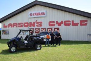 Cambridge PD receives a Yamaha side-by-side UTV free from Larson Cycle ...
