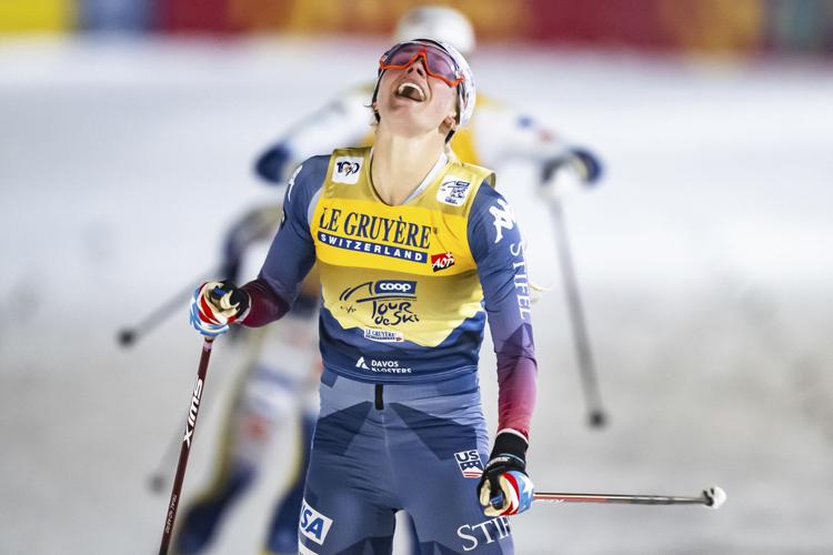 Diggins notches another podium, leads Tour de Ski | Free ...