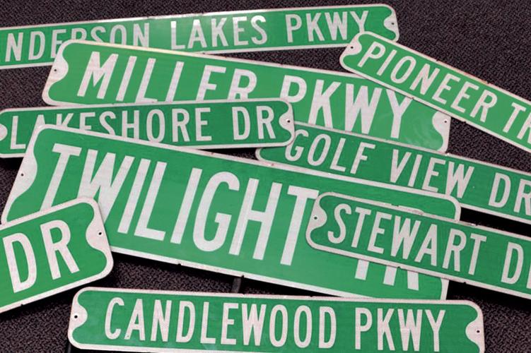 Used street signs, new books available as part of EP fundraiser | Eden ...