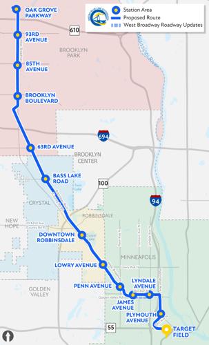 Proposed route for Blue Line Extension endorsed | Sun Post ...