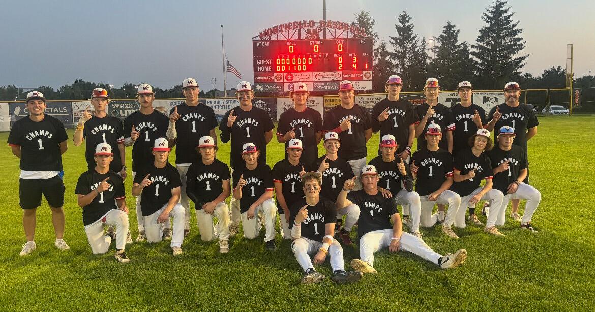 Monticello VFW, Legion baseball teams sweep weekend tournaments ...