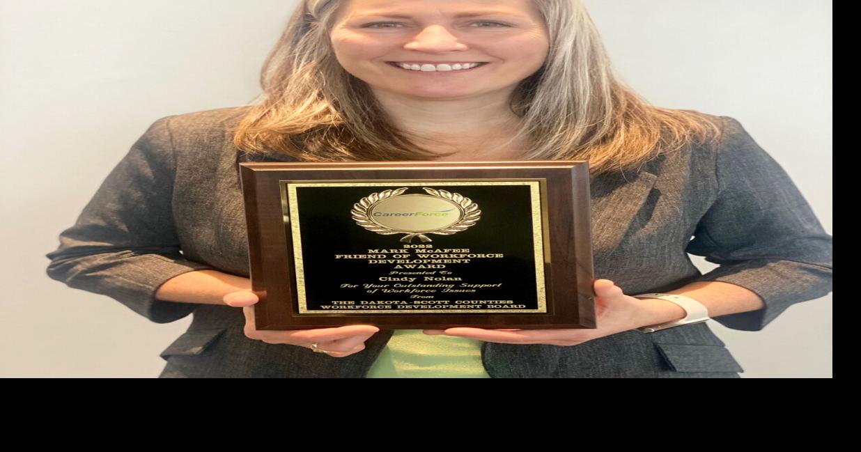 District 194's Cindy Nolan receives Mark McAfee Friend of Workforce ...