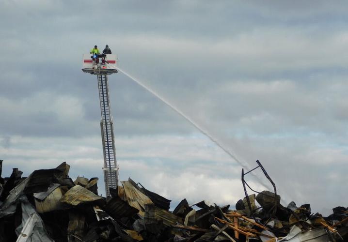 6 of 7 Houston County fire departments battle large blaze at Miken ...