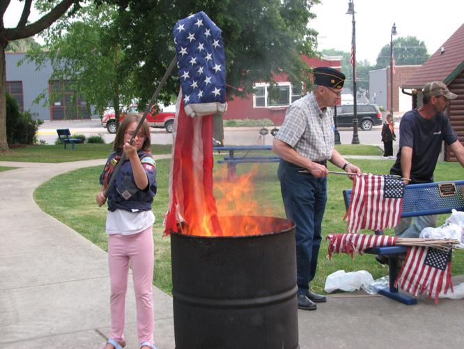 Flags retired with respect at Spring Grove | Local News ...