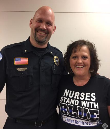 A chocolate token of thanks: Nurses show officers gratitude | Local ...