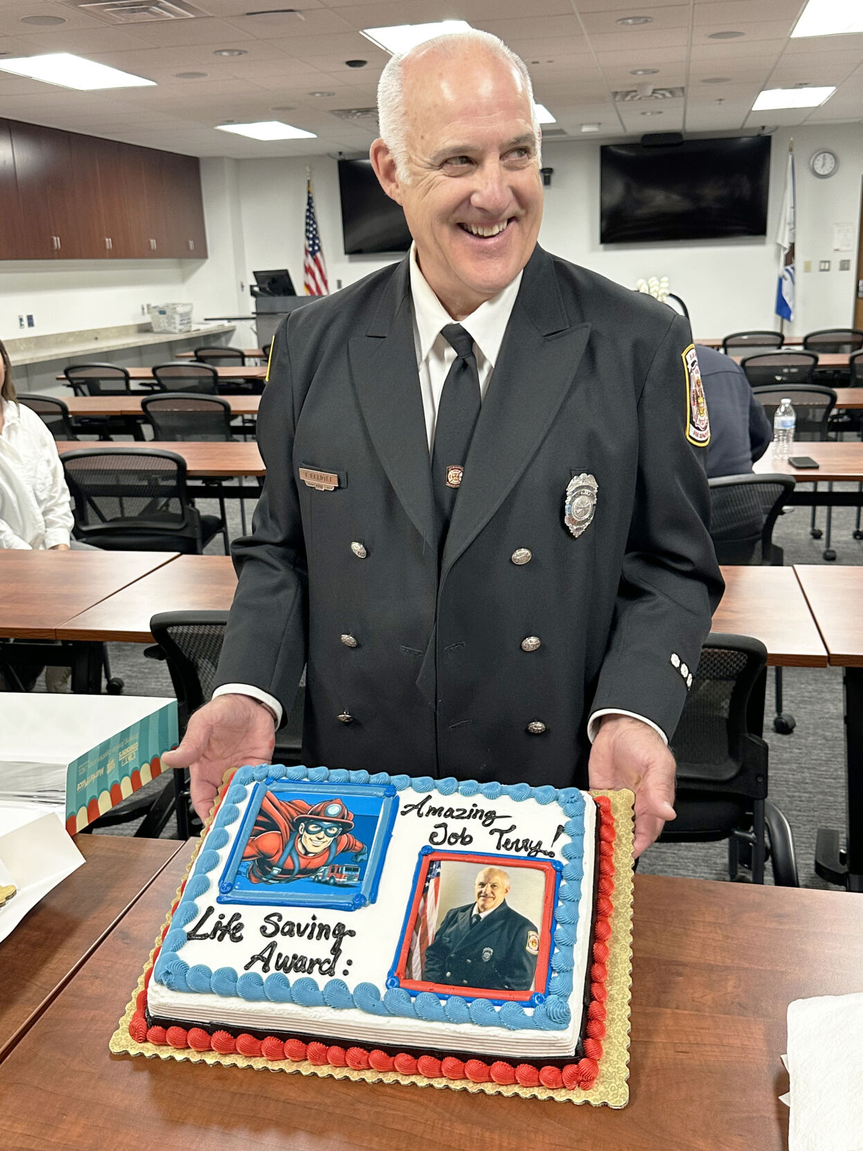 Elliott awarded for life-saving heroism after saving infant neighbor ...