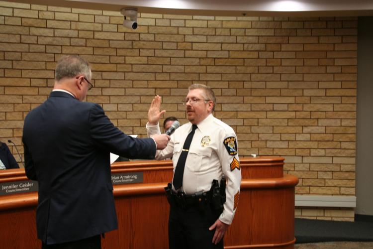 Ceremony marks police department promotions | Coon Rapids ...