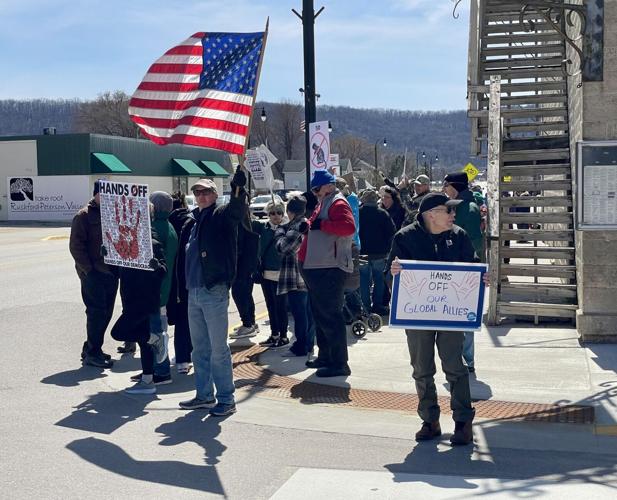 'Everything's at stake:' Area voices speak out in Hands Off rally ...