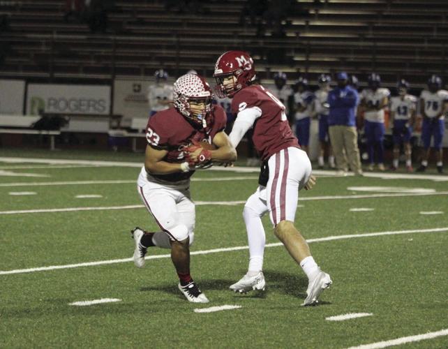 Crimson football dominate Hopkins in 1st round of playoffs | Sports ...