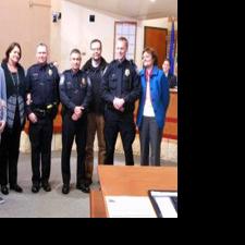 Champlin police sergeant, officer take oaths | Local News ...