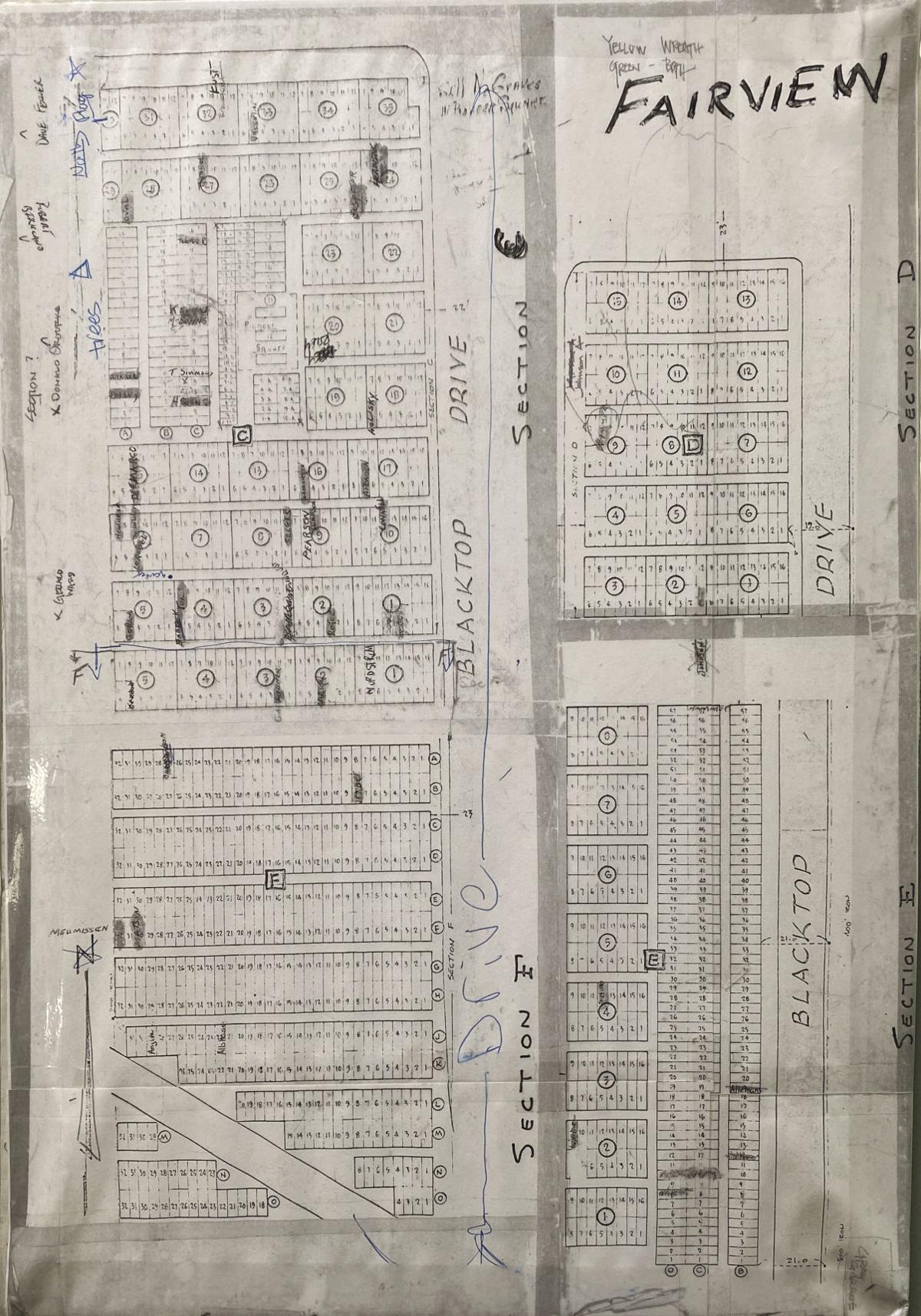 Girl Scouts digitize map of Fairview Cemetery, mark veterans’ graves ...
