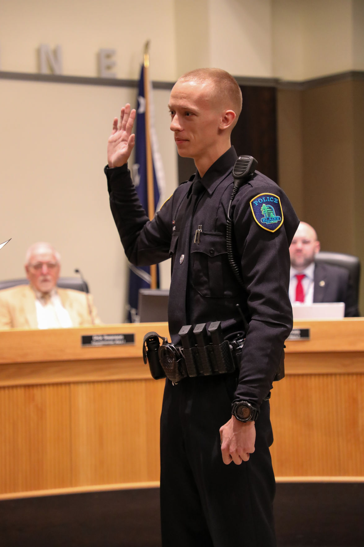 3 Blaine police officers sworn in | Public Safety | hometownsource.com