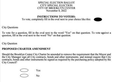 Brooklyn Center council approves ballot question wording for 3 charter ...