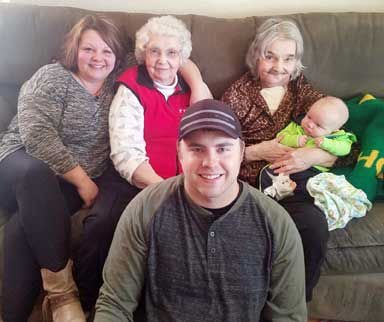 Stangl family celebrates five generations | Announcements ...