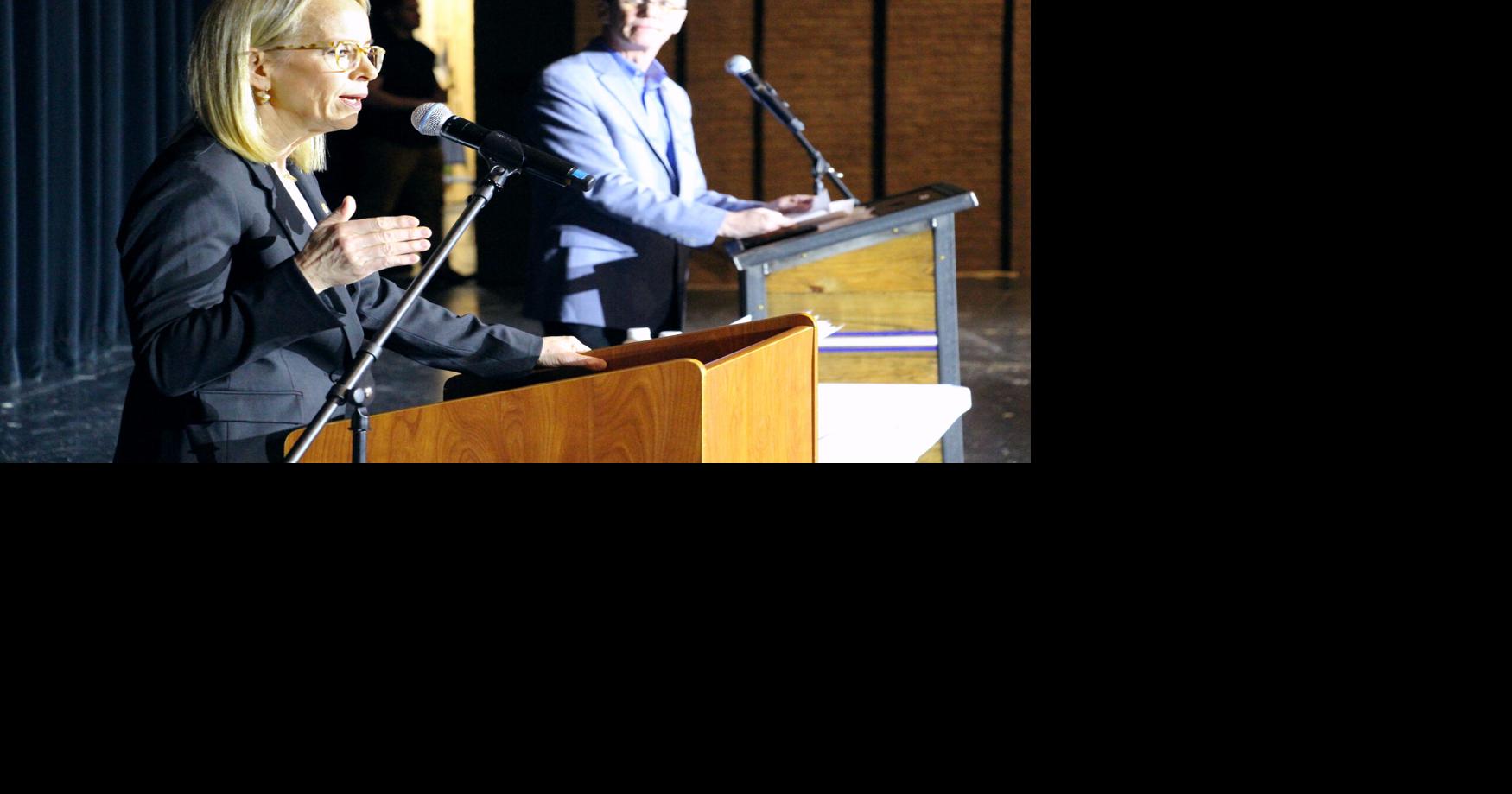 Morrison speaks as CD3 constituents pack Bloomington auditorium ...