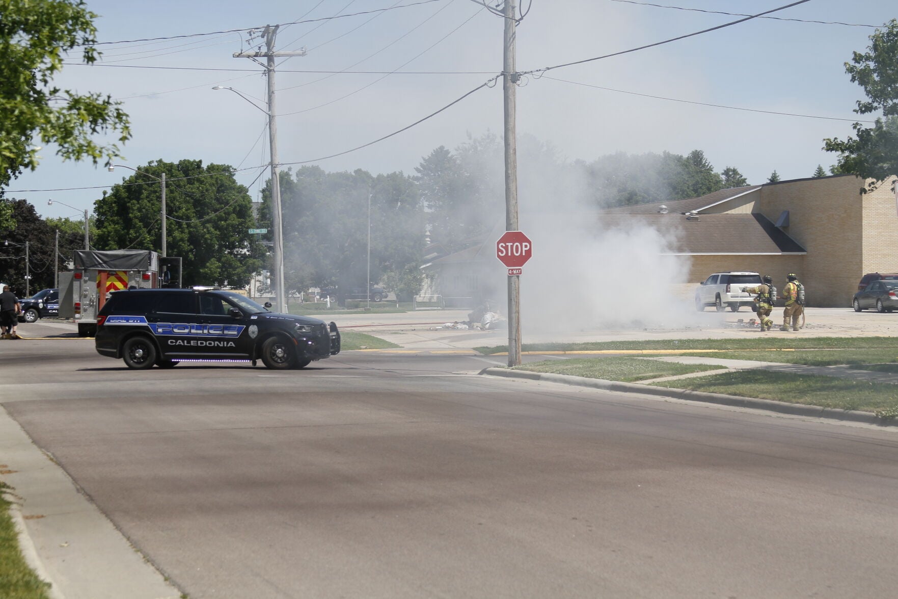Fire erupts at South and Pine streets in Caledonia | Caledonia ...