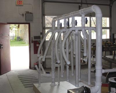 Caledonia Fire Department builds drying rack with donated materials ...