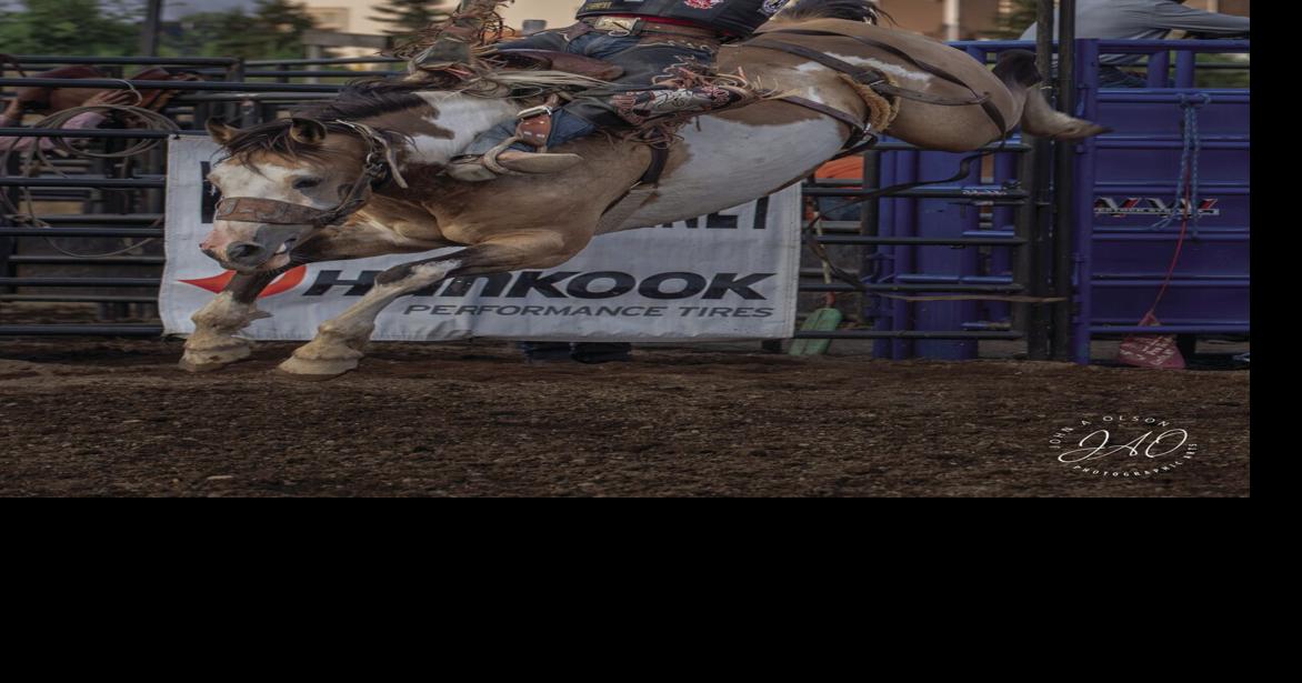 Texas man ties Hamel Rodeo bareback riding record | Free ...