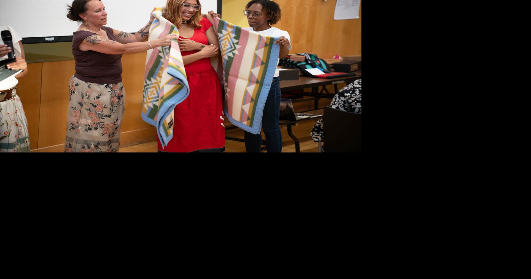 Five Native American Hopkins Schools seniors honored during blanket ...