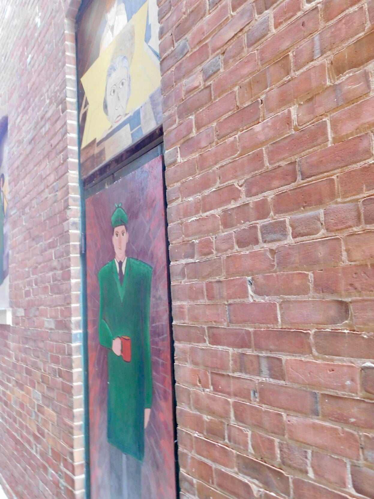 Newly-painted, early 1900s-era murals decorate alley by The Wired ...