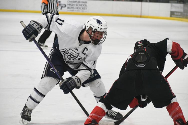 Champlin Park boys hockey: Rebels split games in final week of regular ...