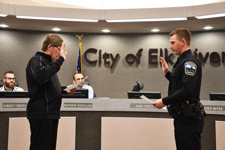 Two new Elk River officers take oaths of office | Elk River Star News ...