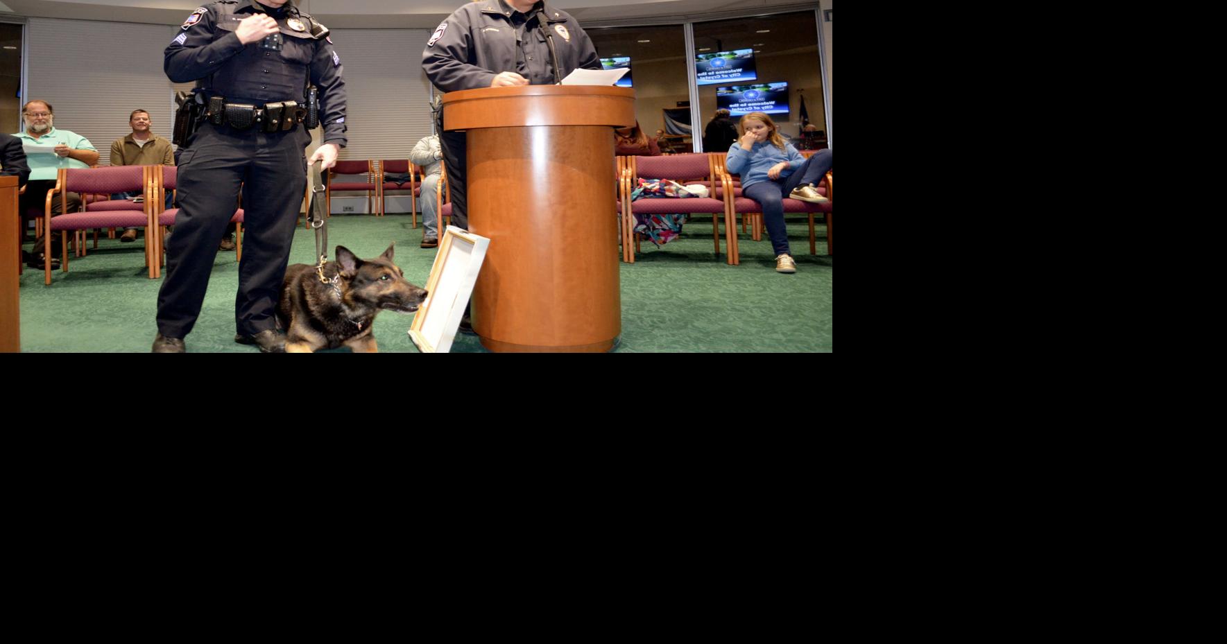 Crystal bids farewell to council members, K-9 officer | Free ...