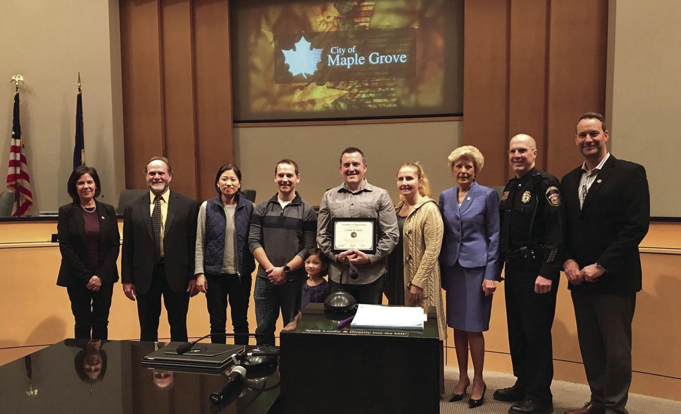 Maple Grove honors citizens for saving drowning child | Press And News ...