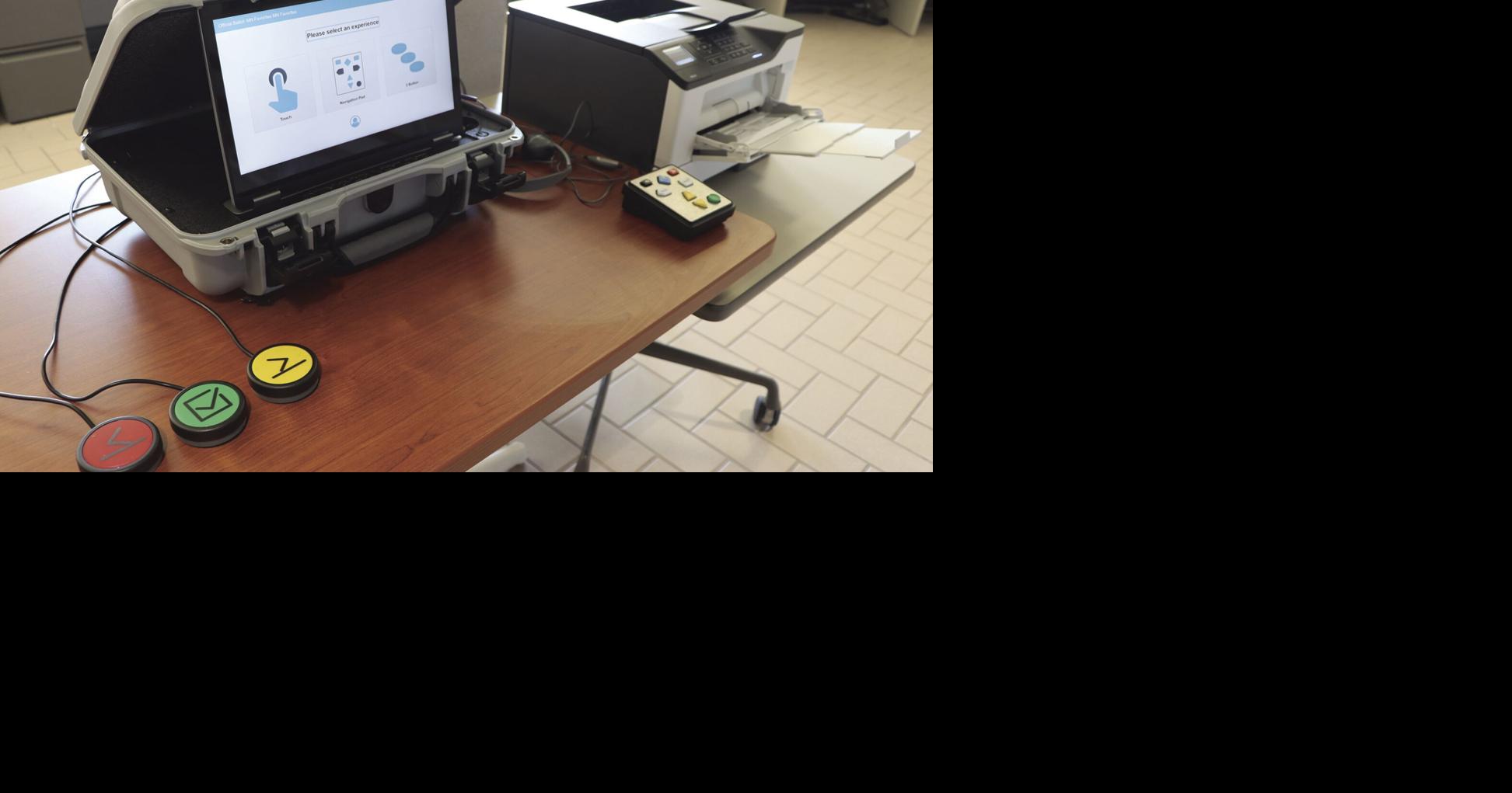 Washington County displays new assistive voting devices | Government ...