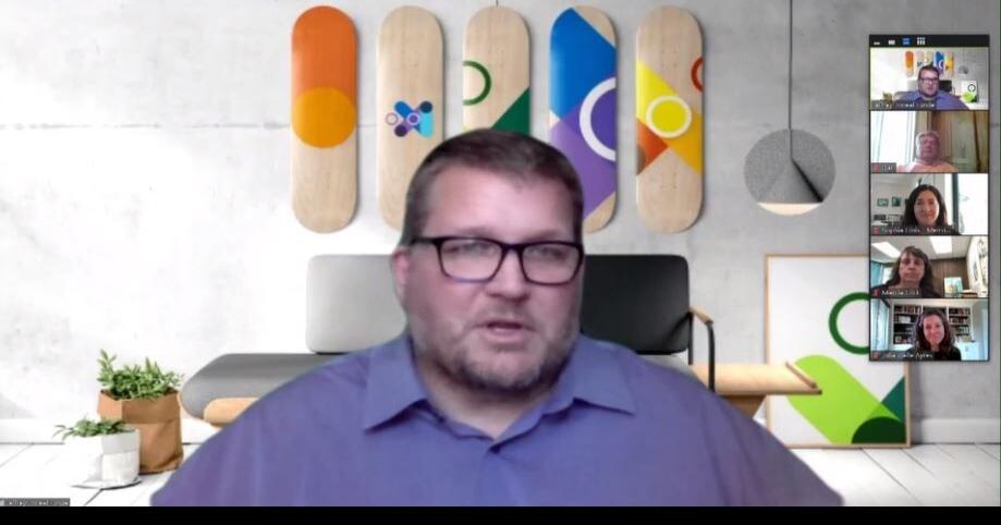 Commissioner Jeff Lunde discusses Blue Line in first virtual meeting ...