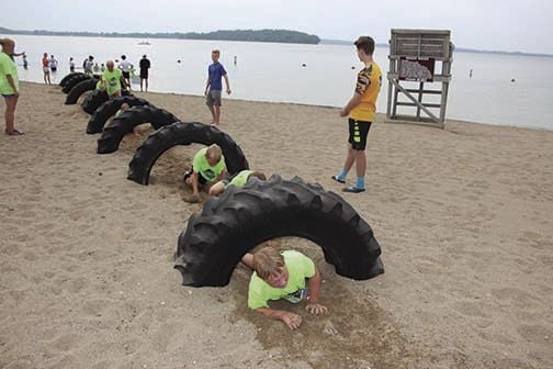 Beach Breakers: Youngsters tackle obstacle course before school starts ...