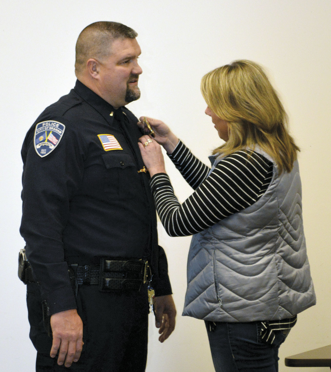 Braham swears in new police chief, police officers | Isanti County News ...