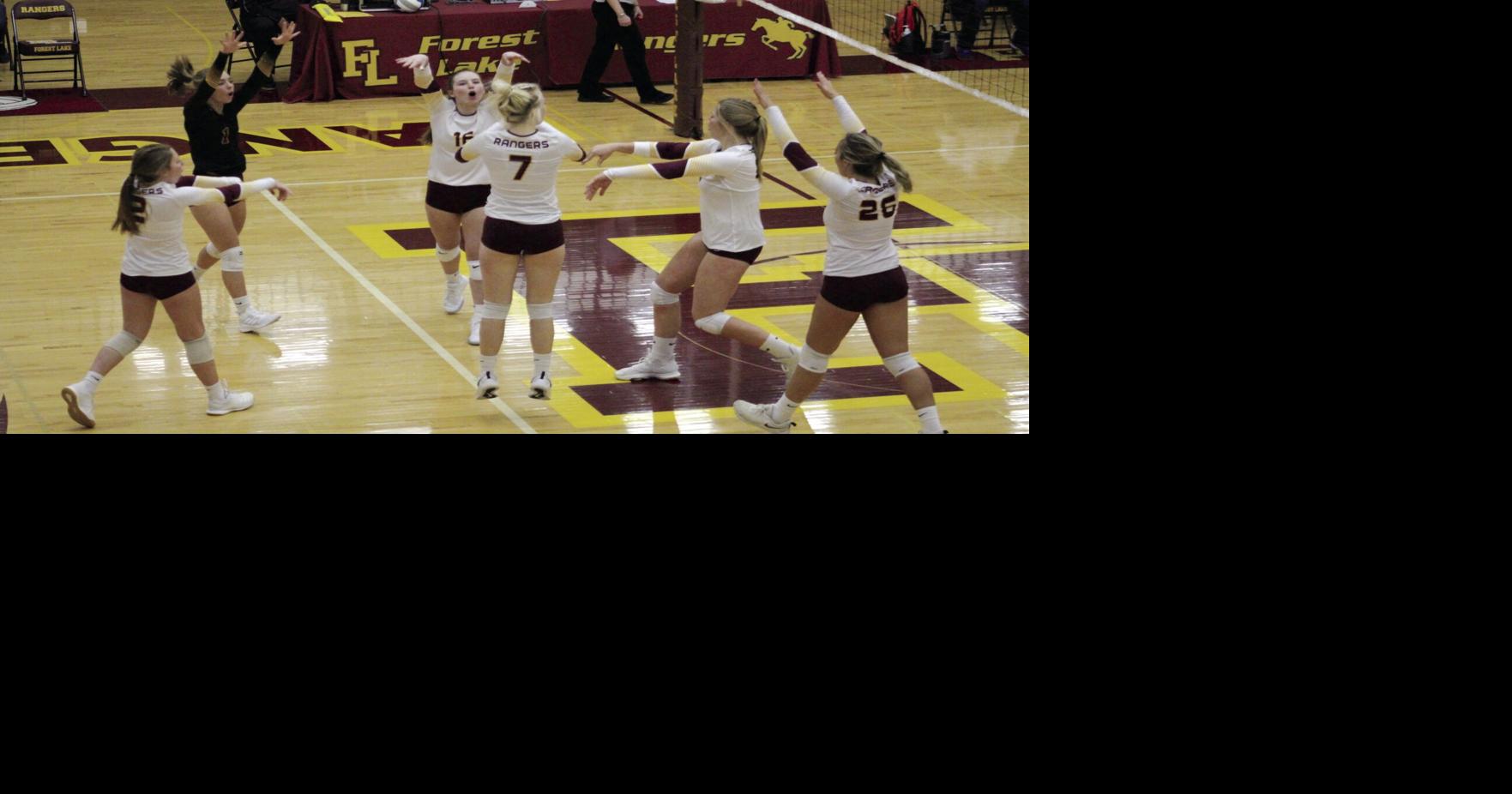 Ranger volleyball crushes Bears | Forest Lake Times | hometownsource.com