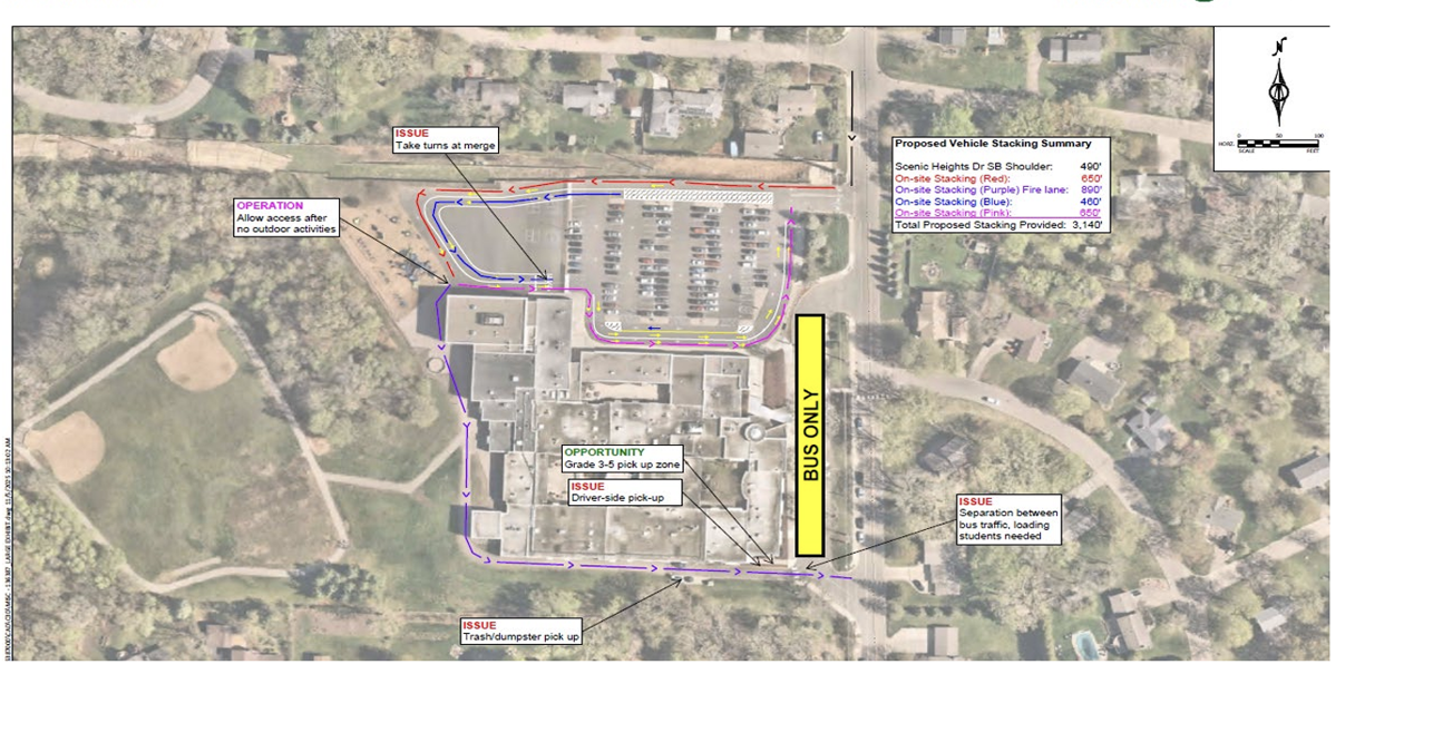 Minnetonka School Board reviews high school parking lot expansion plans ...