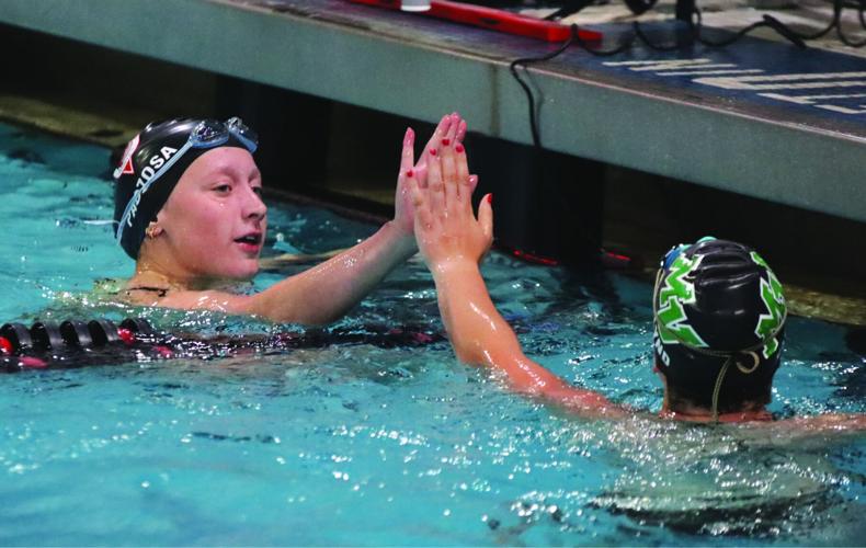 Girls swimming and diving: Stillwater cruises past Mustangs in SEC dual ...