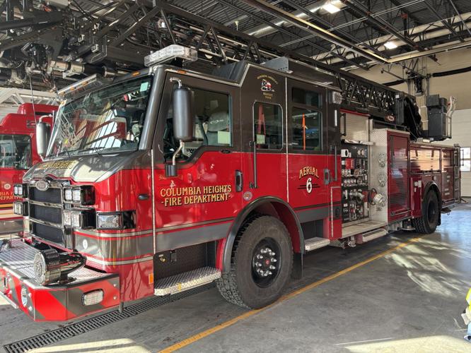 New Fire Truck pushed into Columbia Heights station | Columbiaheights ...