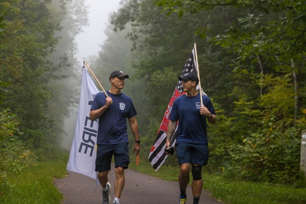Excelsior firefighter walks 150 miles to raise firefighter health ...