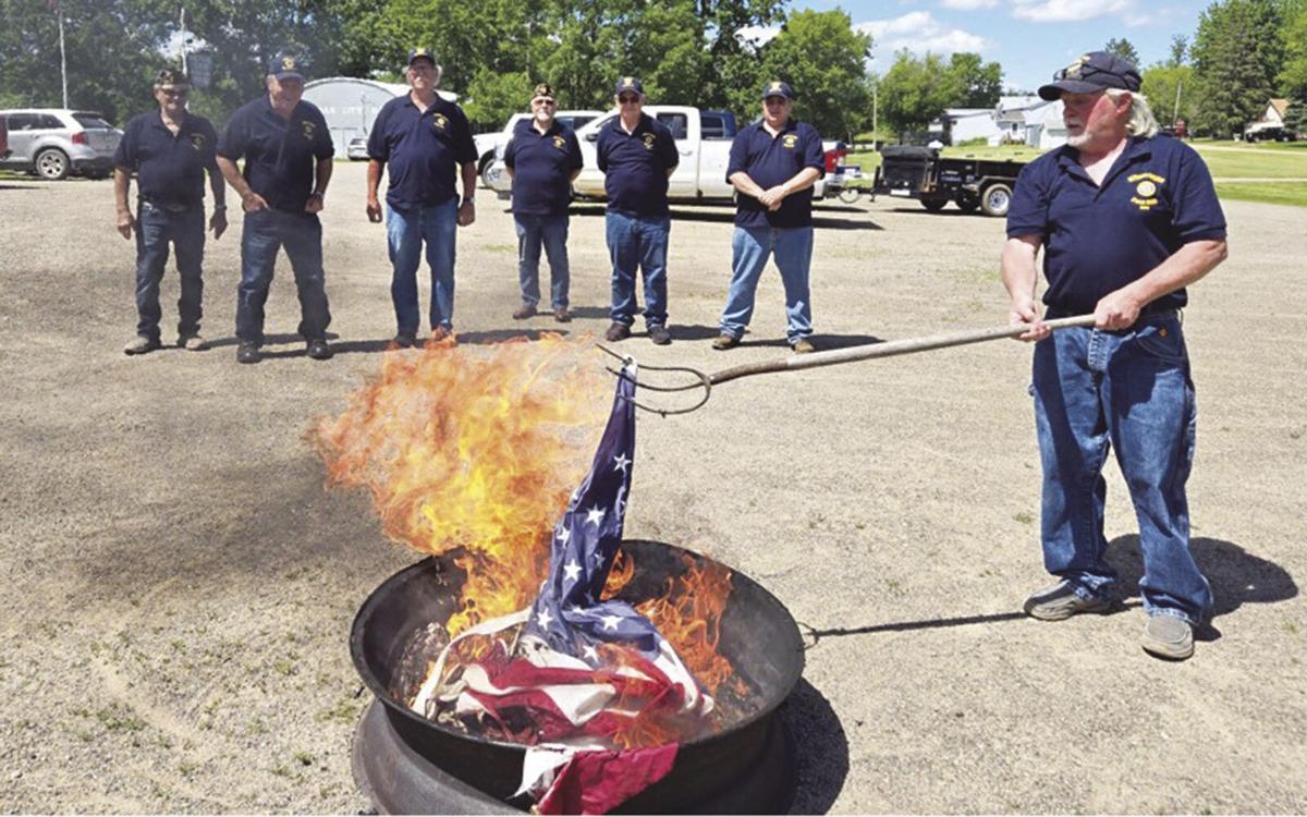 Dignified disposal of unserviceable flags | Pierz | hometownsource.com