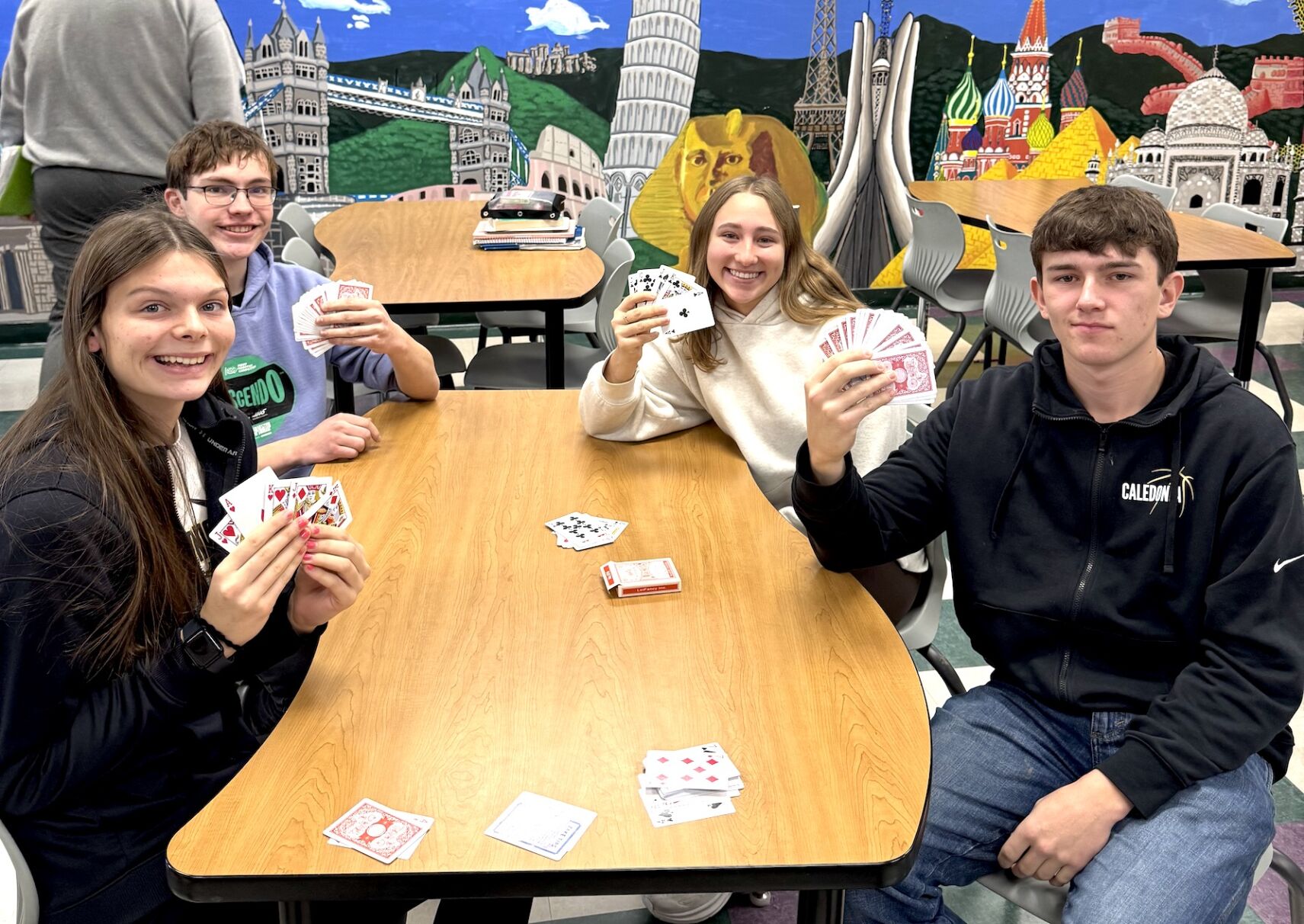Alexis Peters and Josie Foster win Caledonia High senior euchre ...