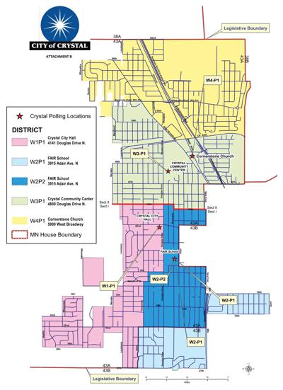 Crystal updating ward boundaries, polling locations | Crystal ...
