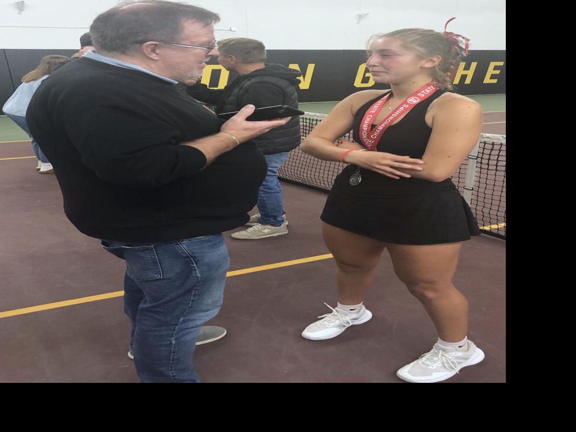 Elk River's Ava Nelson earns silver medal at Class 2A girls tennis ...