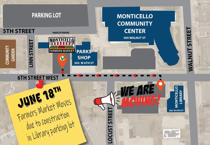 Farmers Market relocating as library construction begins Monday ...