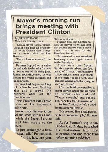 30 years after meeting president, Furman still has passion for runners ...