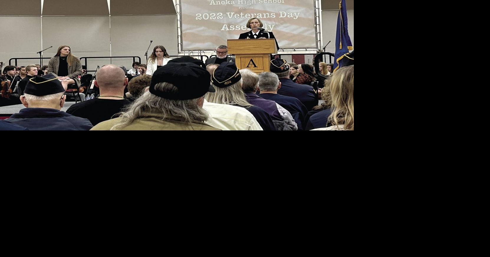 In the 11th day: Anoka High School holds Veterans Day Assembly | Anoka | hometownsource.com