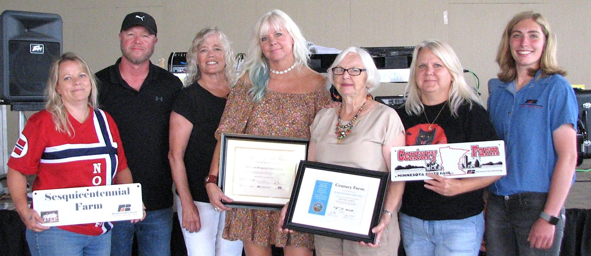 Berquam-Krogstad family farm recognized as a Century and ...