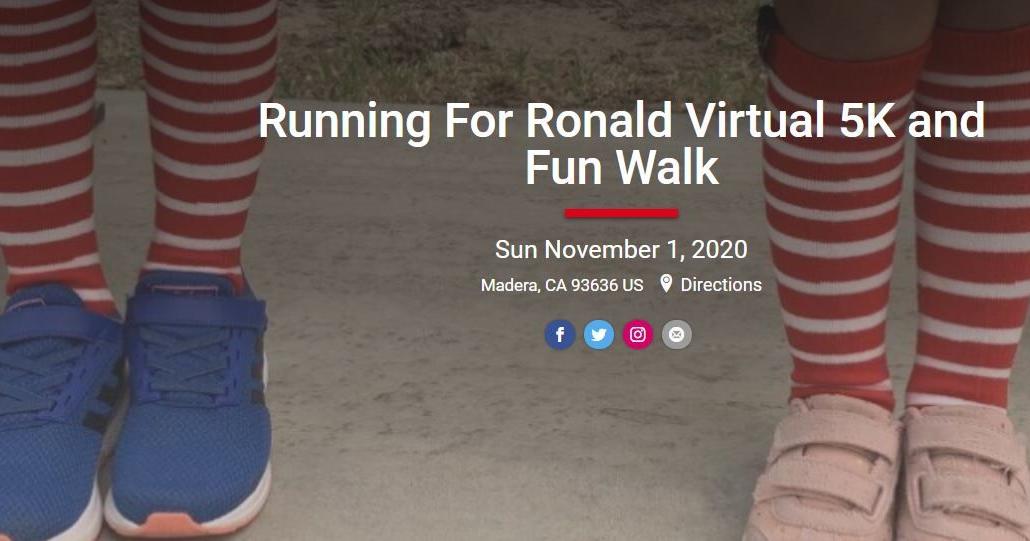 Running for Ronald, May through June | Free | hometownsource.com