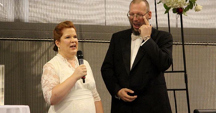 Bittersweet moment proves that their marriage was meant to be | Local ...