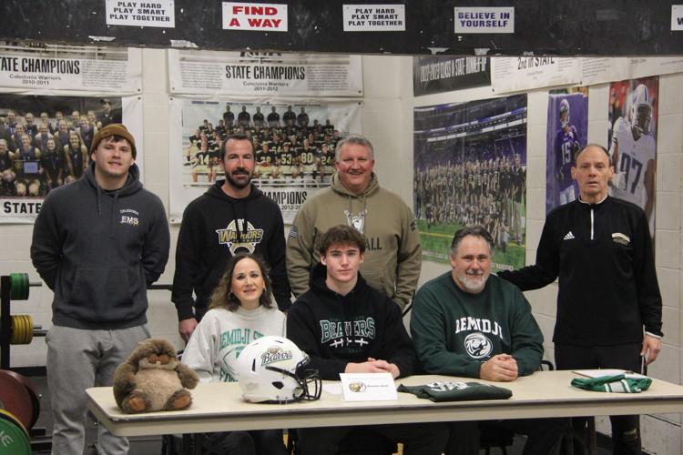 Caledonia Defensive Lineman Maddox Walk Signs with Bemidji State ...