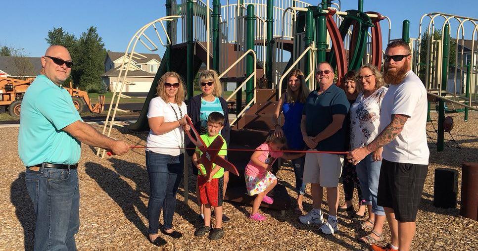 Farmington unveils new playground equipment at two city parks | Free ...