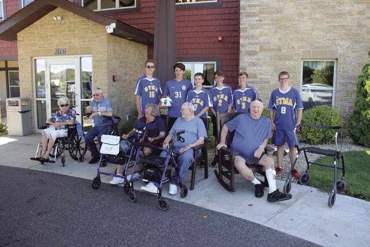 Just for ‘kicks’ in STMA; Soccer team shares skills with area seniors ...
